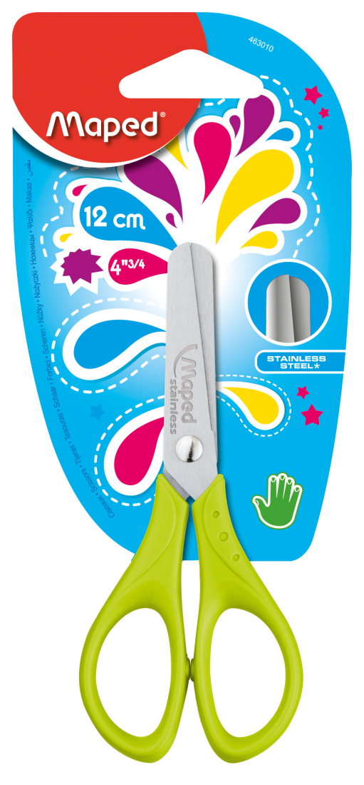 Ножницы Start с закругленными концами — 12 см. Компания «MAPED»